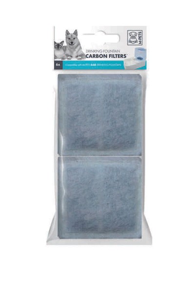 M-Pets M-Pets Yedek Carbon Filtre Elbe Su Pınarı Için 6pcs M-Pets M-Pets Yedek Carbon Filtre Elbe Su Pınarı Için 6pcs
