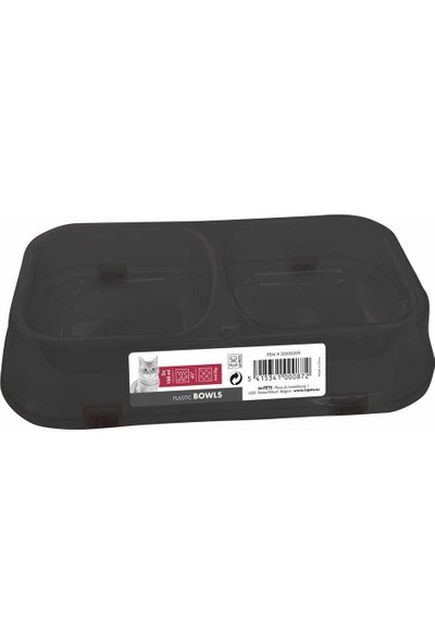 M-Pets M-Pets Plastic Double Kedi Mama Kabı 2X150ML