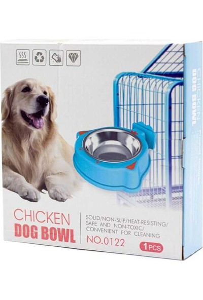 Ally Paws Chicken Dog Bowl Takma Aparatlı Mama Kabı Ally Paws Chicken Dog Bowl Takma Aparatlı Mama Kabı