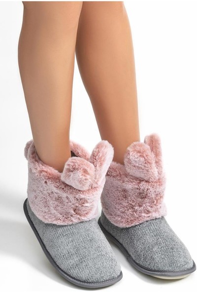 Twigy YY0003 Tw Fifi Kadın Panduf Gri 37-41 Twigy YY0003 Tw Fifi Kadın Panduf Gri 37-41