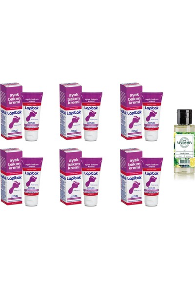 Lapitak Ayak Bakım Kremi 60 ml (6 Kutu) + Marmara Kolonyası 50 ml Lapitak Ayak Bakım Kremi 60 ml (6 Kutu) + Marmara Kolonyası 50 ml