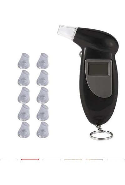 Tekno İstanbul Dijital Alkol Ölçüm Cihazı Alkolmetre (11 Ağızlıklı)