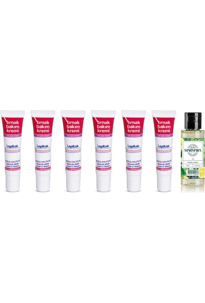 Lapitak Tırnak Bakım Kremi 15 ml (6 Kutu) + Marmara Kolonyası 50 ml