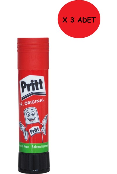 Pritt Yapıştırıcı stick 11 Gr 208882 - 3 adet Pritt Yapıştırıcı stick 11 Gr 208882 - 3 adet