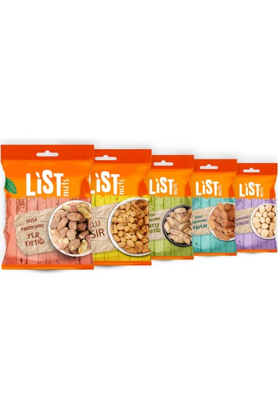 List Nuts Karışık Kuruyemiş Paketi 264 gr