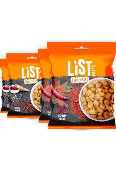 List Flavours Mısır Paketi 300 gr List Flavours Mısır Paketi 300 gr