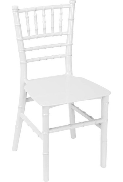 Mandella Plastik Çocuk Sandalyesi (Beyaz)