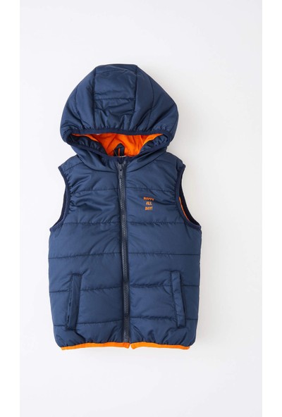 DeFacto Erkek Bebek Kapüşonlu Çift Taraflı Şişme Yelek W6523A222SP
