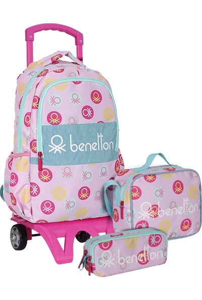 United Colors Of Benetton Benetton Çekçekli Ilkokul Çanta Seti