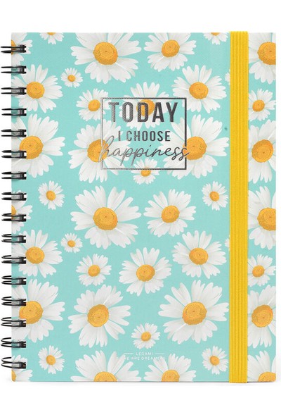 Legami Okul Defterı A5 Cızgılı Spırallı Daısy