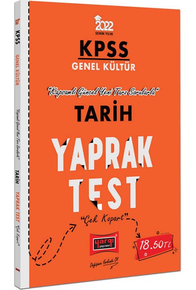 Yargı Yayınevi KPSS 2022 Lisans Genel Kültür Tarih Yaprak Test Yargı Yayınevi KPSS 2022 Lisans Genel Kültür Tarih Yaprak Test