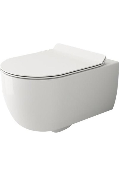 Bocchi V-tondo Asma Klozet Rimless Mat Beyaz Kapak Hariçtir 1416-002-0128 Bocchi V-tondo Asma Klozet Rimless Mat Beyaz Kapak Hariçtir 1416-002-0128