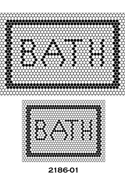 Soley Bohem Banyo Dekoratif Banyo Paspas 60X100 - 60X50 Soley Bohem Banyo Dekoratif Banyo Paspas 60X100 - 60X50