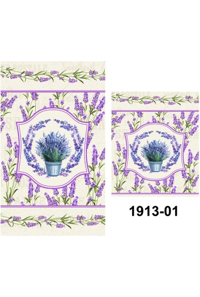 Soley Bohem Banyo Dekoratif Banyo Paspas 60X100 - 60X50