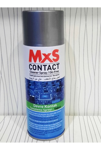 MxS Devre Kontak Temizleme Spreyi 400ML Yağsız MxS Devre Kontak Temizleme Spreyi 400ML Yağsız