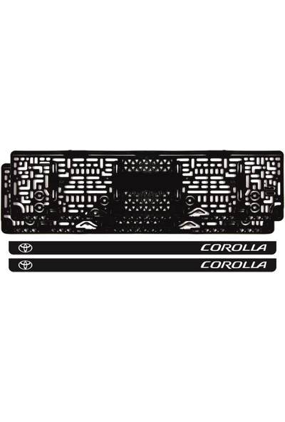 Ömr Dizayn Hediye Corolla Logolu Uv Takmatik Plakalık Oto Aksesuar Tuning Ömr Dizayn Hediye Corolla Logolu Uv Takmatik Plakalık Oto Aksesuar Tuning