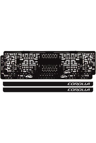 Corolla Uv Takmatik Plakalık Oto Aksesuar Tuning Corolla Uv Takmatik Plakalık Oto Aksesuar Tuning
