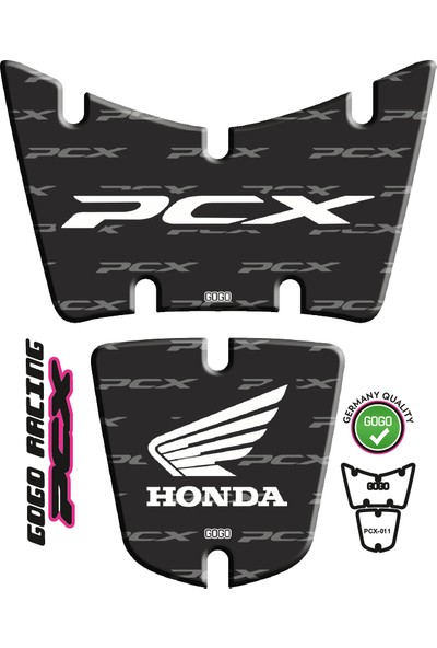 Gogomoto Honda Pcx 2014-2017 Tank Pad Gogomoto Honda Pcx 2014-2017 Tank Pad