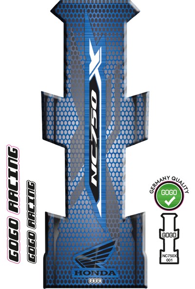 Gogomoto Honda NC750X Tank Pad