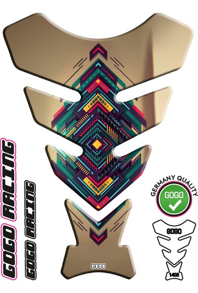 Gogomoto Art Design Universal Tank Pad