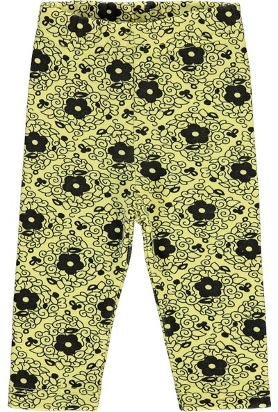 Civil Baby Kız Bebek Tayt 6-18 Ay Sarı Civil Baby Kız Bebek Tayt 6-18 Ay Sarı