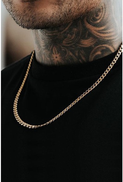 Bluem Erkek Sarı Zincir Model - Ithal Kararmaz Çelik Erkek Zincir Bluem Erkek Sarı Zincir Model - Ithal Kararmaz Çelik Erkek Zincir