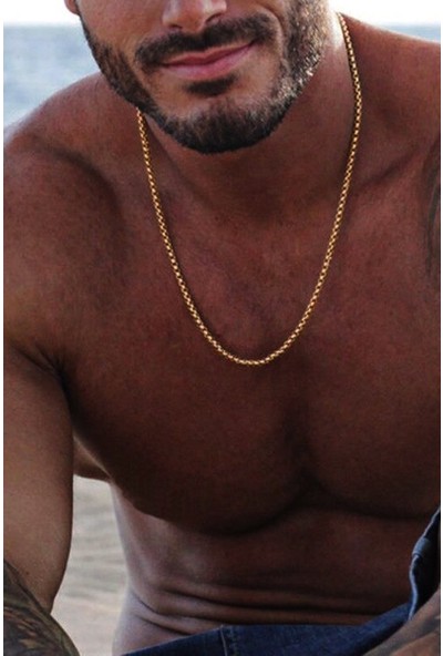 Bluem Erkek Sarı Zincir Örme Model - Ithal Kararmaz Çelik Erkek Zincir Bluem Erkek Sarı Zincir Örme Model - Ithal Kararmaz Çelik Erkek Zincir