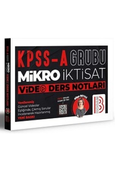 Benim Hocam Yayınları KPSS A Grubu Mikro İktisat Video Ders Notları Benim Hocam Yayınları KPSS A Grubu Mikro İktisat Video Ders Notları