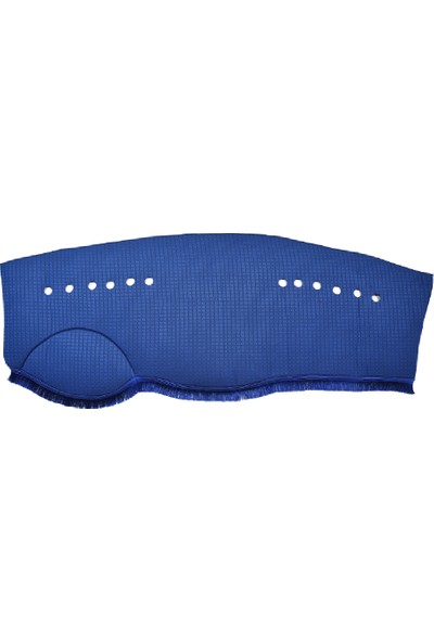 Özdemir Aksesuar Volkswagen Crafter Torpido Üstü Koruyucu Jakar Kumaş Küp Desen Mavi