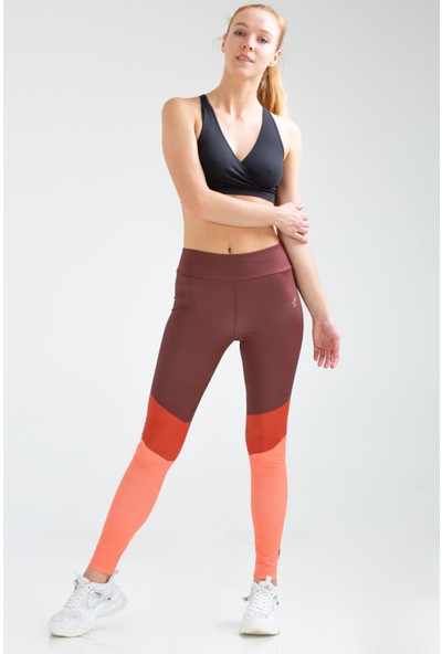 Speedlife Kadın Tayt Transitive Kahverengi Tayt