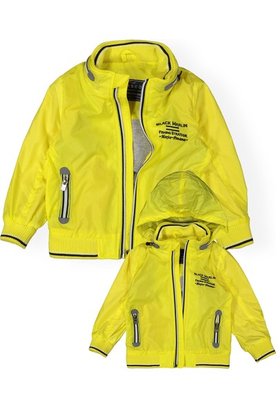 Verscon Erkek Çocuk Reflektör Detaylı Gizli Şapkalı Black Marlın Yağmurluk Verscon Erkek Çocuk Reflektör Detaylı Gizli Şapkalı Black Marlın Yağmurluk