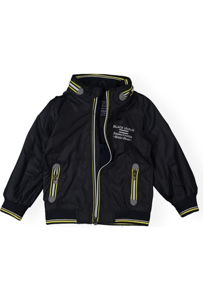 Verscon Erkek Çocuk Reflektör Detaylı Gizli Şapkalı Black Marlın Yağmurluk Verscon Erkek Çocuk Reflektör Detaylı Gizli Şapkalı Black Marlın Yağmurluk