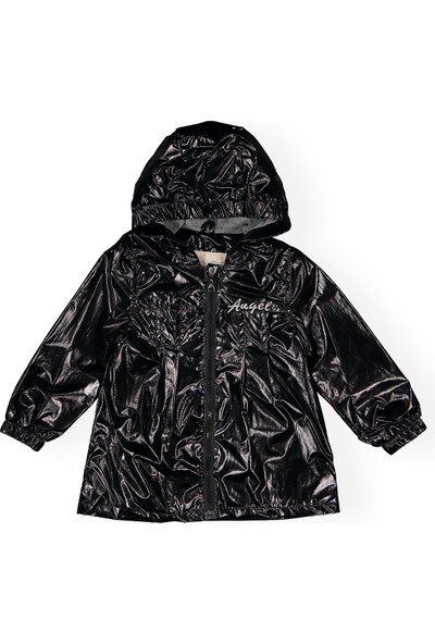 Verscon Kız Parlak Kumaş Angel Nakışlı Kapüşonlu Yağmurluk Verscon Kız Parlak Kumaş Angel Nakışlı Kapüşonlu Yağmurluk