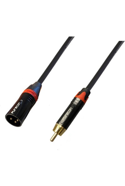 Purecon Xlr(M) - Rca Unbalance Sinyal Kablosu 1 Metre Purecon Xlr(M) - Rca Unbalance Sinyal Kablosu 1 Metre