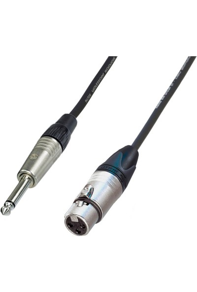 Klotz 3 Metre Xlr Dişi - 1/4'' Tr Mono Jak Profesyonel Balanslı Kablo Klotz 3 Metre Xlr Dişi - 1/4'' Tr Mono Jak Profesyonel Balanslı Kablo