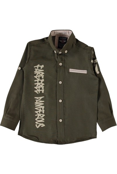 Paketle Express Erkek Baskılı Uzun Kol Gömlek 9/12 Yaş Paketle Express Erkek Baskılı Uzun Kol Gömlek 9/12 Yaş