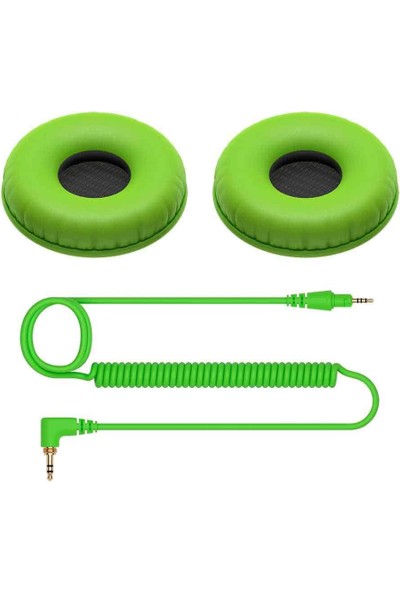 Pioneer HC-CP08 Kulaklık Pad ve Kablo (Hdj-Cue1 ve HDJ-CUE1BT) Yeşil