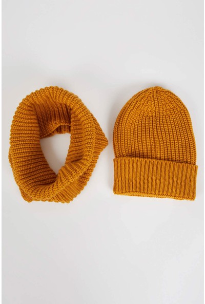 DeFacto Erkek Çocuk 2’li Boyunluk ve Bere Takım X4105A621WN