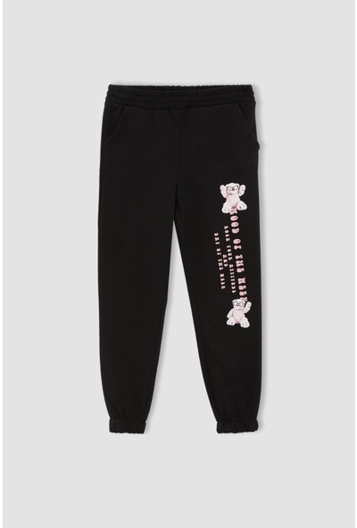 DeFacto Kız Çocuk Jogger Standart Fit Ayıcık Baskılı Geri Dönüşümlü Kalın Sweatshirt Kumaşı Eşofman Alt W7028A622SP DeFacto Kız Çocuk Jogger Standart Fit Ayıcık Baskılı Geri Dönüşümlü Kalın Sweatshirt Kumaşı Eşofman Alt W7028A622SP