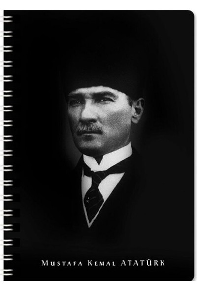 Keskin Color Atatürk Karton Kapak 80 Yaprak A6 Çizgili Not Defteri Model-3 Keskin Color Atatürk Karton Kapak 80 Yaprak A6 Çizgili Not Defteri Model-3