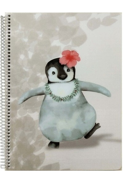 Keskin Color Jungle Spiralli Penguen Plastik Kapak 80 Yaprak A4 Kareli Defter Keskin Color Jungle Spiralli Penguen Plastik Kapak 80 Yaprak A4 Kareli Defter