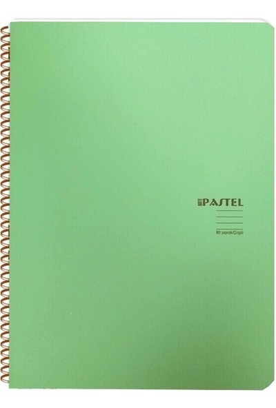 Keskin Color Pastel Note Spiralli Yeşil Plastik Kapak 80 Yaprak 16,5X22,5 Çizgisiz Defter Keskin Color Pastel Note Spiralli Yeşil Plastik Kapak 80 Yaprak 16,5X22,5 Çizgisiz Defter