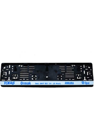 Pop The Hood Tofaş Opar Plakalık 1 Adet Ormak Plastik Plakalık