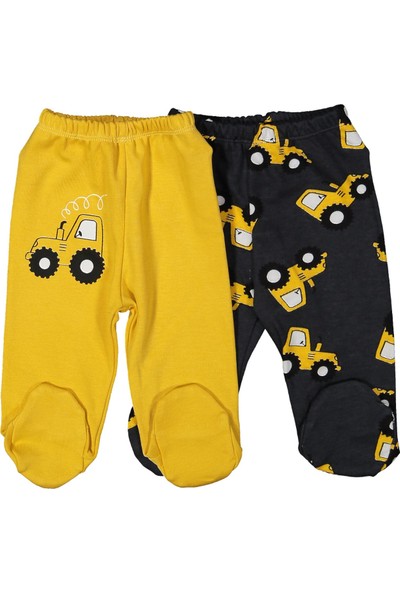 Necix's Bebek Traktör Figürlü Ikili Patikli Tek Alt-Çok Renkli