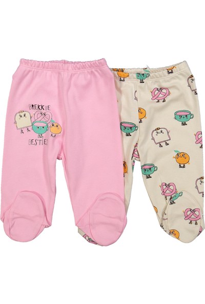 Necix's Bebek Kahvaltı Temalı Ikili Patikli Tek Alt-Çok Renkli