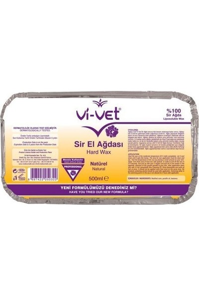 Vi-Vet Sir Ağda 500 ml Naturel