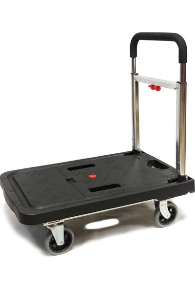 Balatlı 150 kg Katlanabilir Portatif Taşıma Arabası