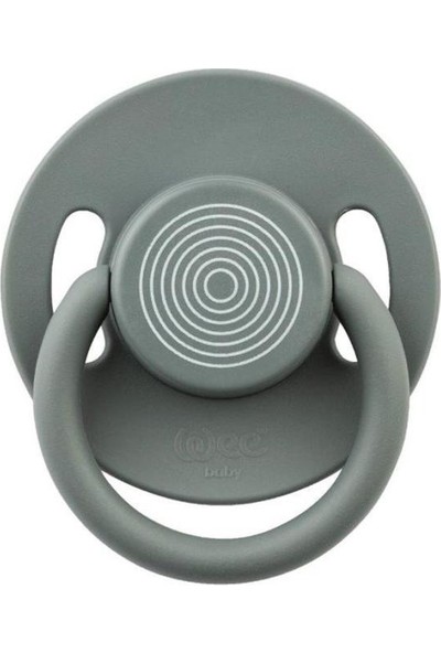 Wee Baby Cool Yuvarlak Uçlu Silikon Emzik No:1 0-6 Ay Gri Wee Baby Cool Yuvarlak Uçlu Silikon Emzik No:1 0-6 Ay Gri