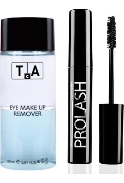 Tca Studıo Make-Up Mascara Pro Lash Black+Göz Makyaj Temizleme 150 ml