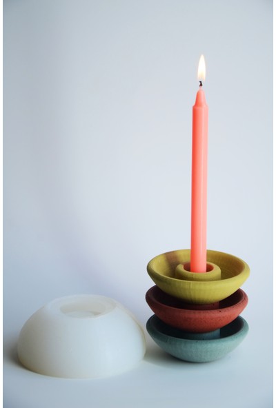 Reality Şamdanlık Silikon Kalıbı (Tekli) Reality Şamdanlık Silikon Kalıbı (Tekli)